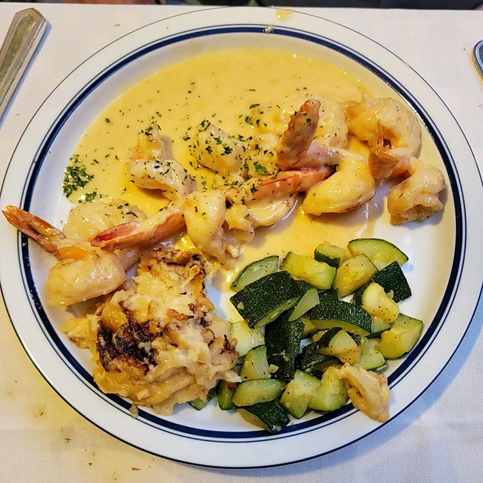 These tender shrimp swim in a butter sauce so good you'll contemplate drinking it directly when nobody's looking. We won't judge.