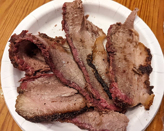 Brisket with that telltale pink smoke ring is barbecue's equivalent of Olympic gold—hard-earned and worthy of reverence.