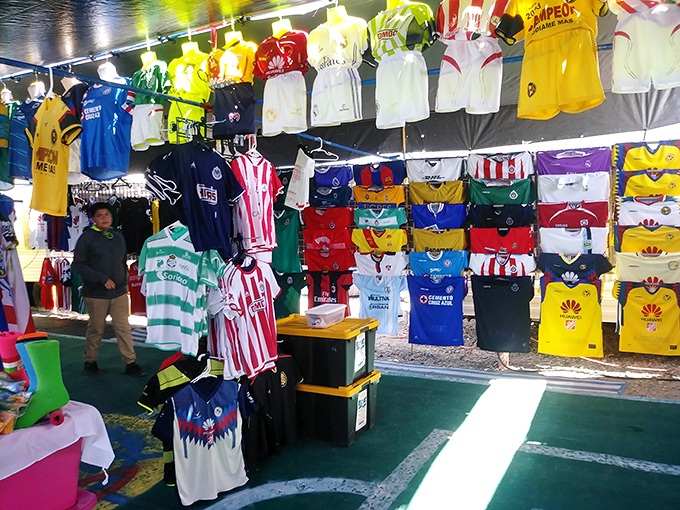 Soccer jersey heaven! Like Netflix for sports fans—endless choices, vibrant colors, and the occasional "what team IS that?" moment.