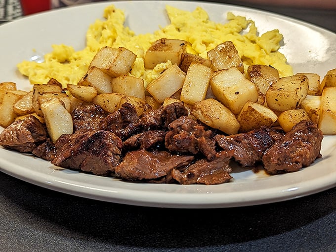 Steak and eggs—the breakfast of champions or the brunch of weekend warriors. Either way, this protein-packed plate is what diner dreams are made of.