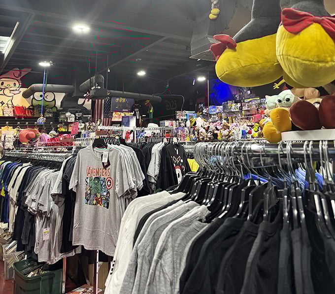 Marvel meets Mickey in the t-shirt section. That Avengers tee might have once visited the actual park—now it's your chance to continue its adventure.