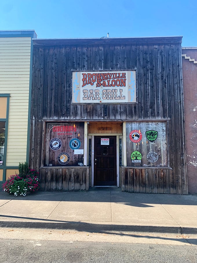 The Brownsville Saloon doesn't just serve drinks—it serves authenticity. That weathered wooden exterior has witnessed more stories than most bestselling novels.