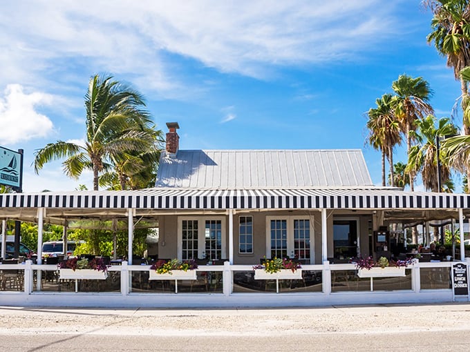 The Waterfront Restaurant offers what might be Florida's most truth-in-advertising name. Dinner with a side of paradise? Yes, please.
