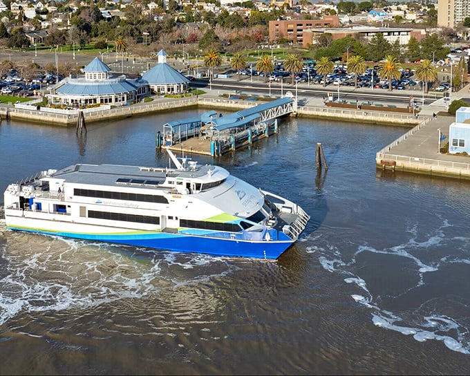 The San Francisco Bay Ferry isn't just transportation – it's a scenic cruise that transforms "running errands" into "having adventures."