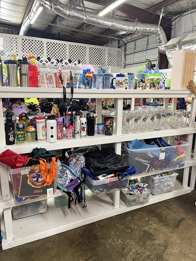 From Disney characters to travel tumblers, this hydration station proves one shopper's discard is another's treasure.