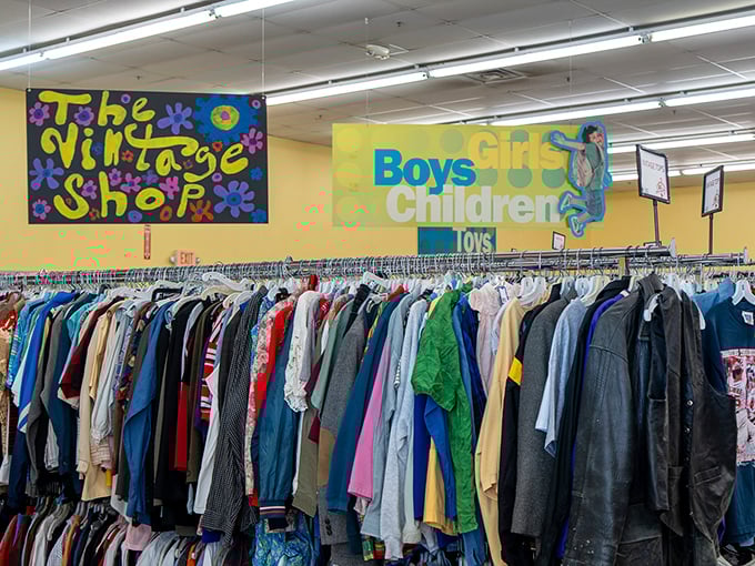 The Vintage Shop meets Boys/Girls/Children section—where today's kids discover yesterday's fashion statements and occasionally ask, "People really wore this?"