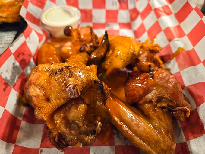 These wings haven't just been cooked—they've been transformed through smoke alchemy into something that makes you question why you ever ate wings anywhere else.