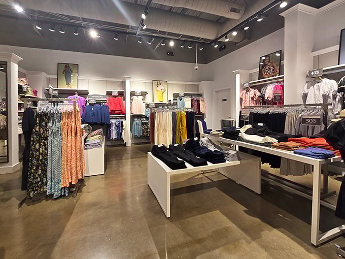 Clean lines and thoughtful displays make browsing a pleasure—unlike that chaotic department store where you once lost both your patience and your credit card.