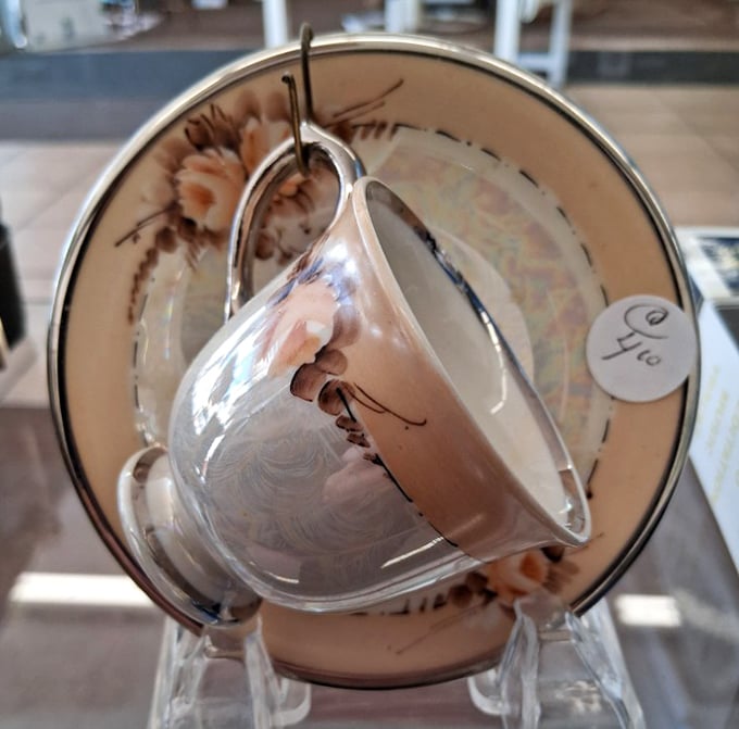 Delicate porcelain with hand-painted details—because your morning coffee tastes better when sipped from something with history and character.