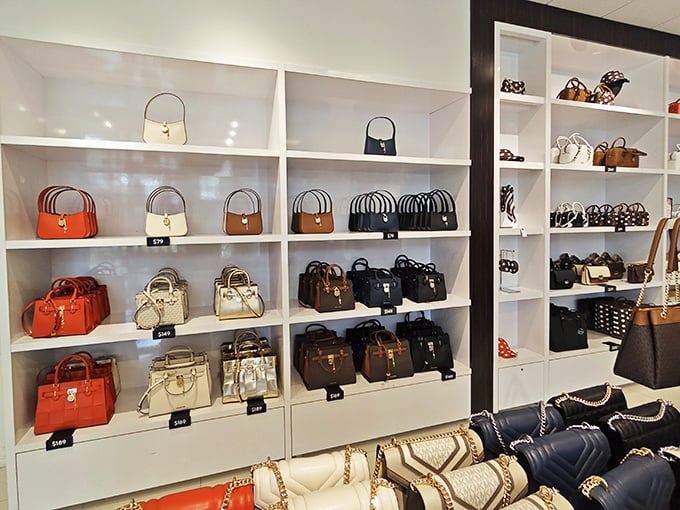 Handbag heaven or wallet purgatory? These designer purses whisper sweet nothings to shoppers: "You deserve me, and I'm 60% off retail!"