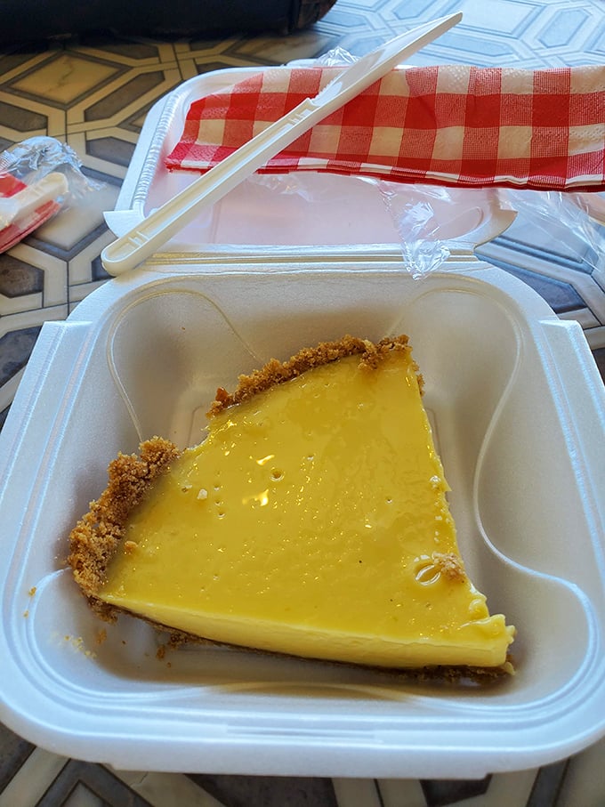 Key lime pie that strikes the perfect balance between sweet and tart. That graham cracker crust deserves its own fan club.