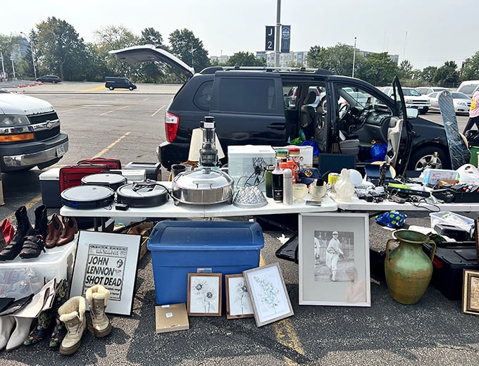 Yesterday's treasures await today's collectors—from vintage appliances to framed memories and that John Lennon headline that stopped the world.