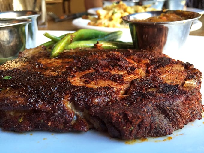 This isn't just prime rib—it's a masterclass in meat. The perfect crust gives way to a tender interior that melts faster than your willpower.