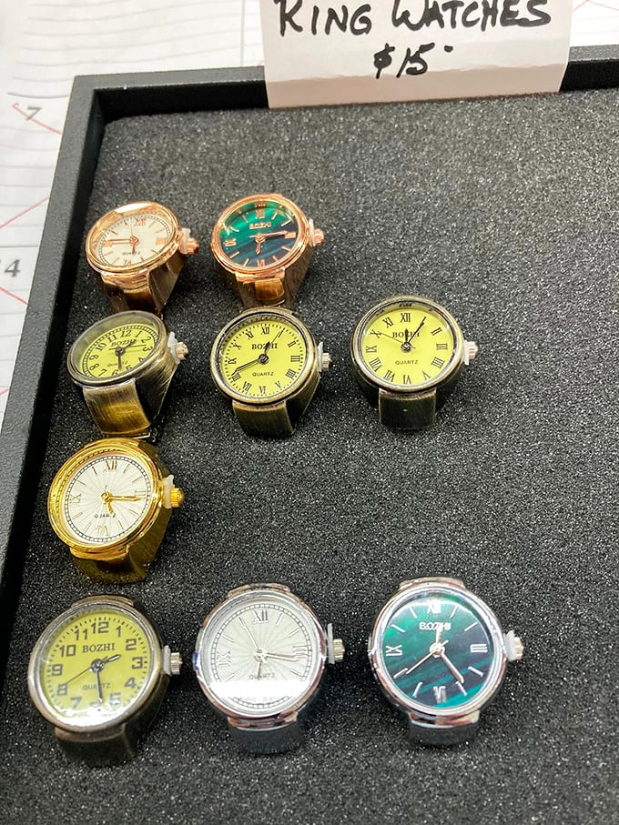 Time becomes fashionable with these vintage-inspired ring watches – perfect for those who want their accessories to multitask as efficiently as they do.