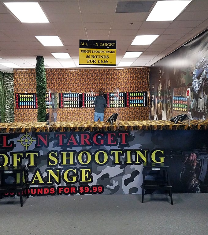 Even at the outlets, you can take aim at fun between shopping sprees—proof that Myrtle Beach never misses an opportunity for entertainment.