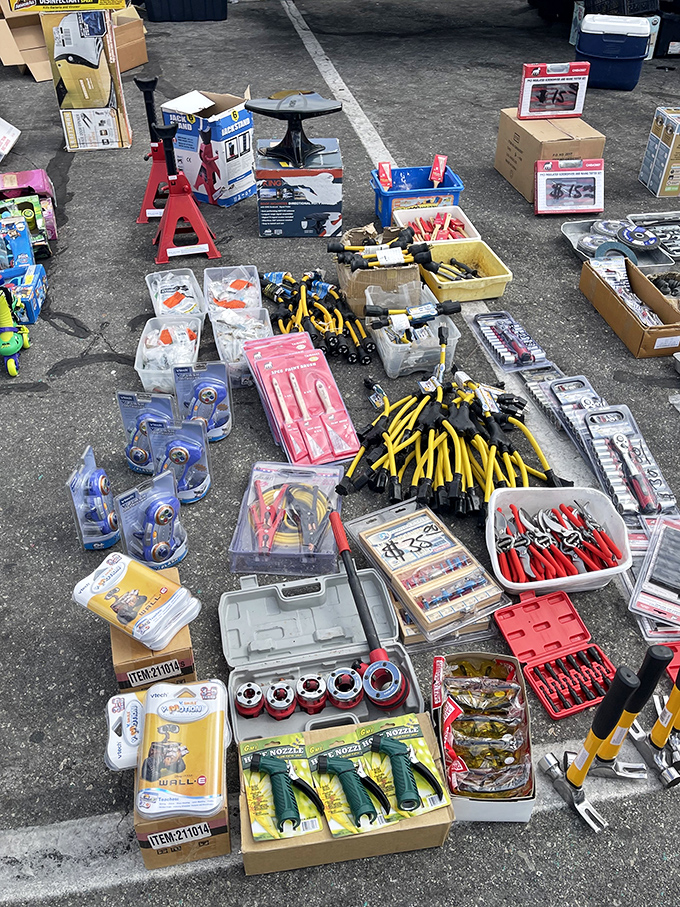 Tool paradise for the DIY enthusiast! Every gadget, gizmo, and thingamajig you never knew you needed until this very moment.