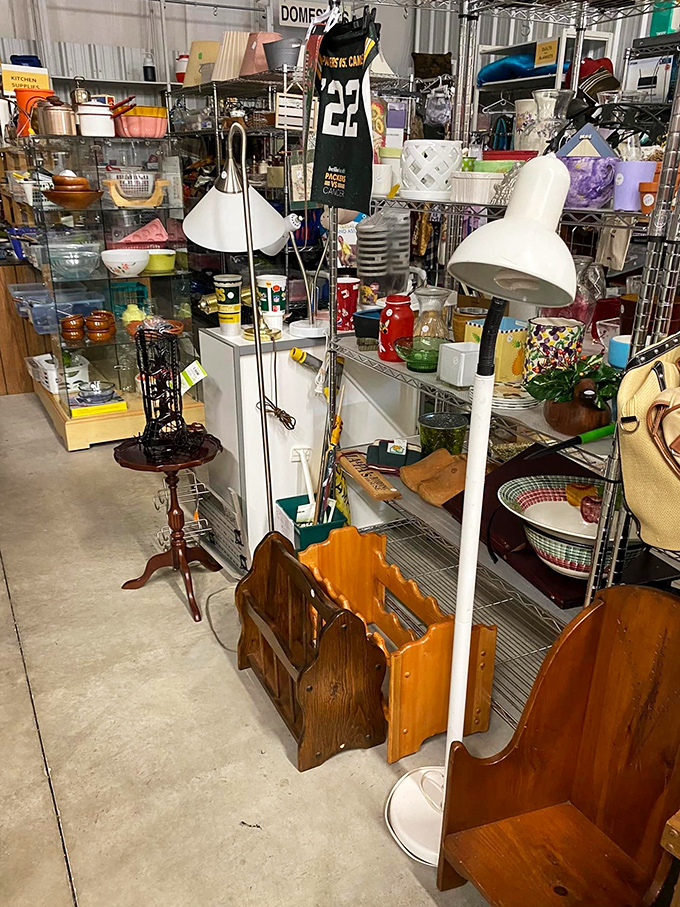 The housewares section—or as I call it, "The Museum of Perfectly Good Stuff Someone's Spouse Made Them Get Rid Of."