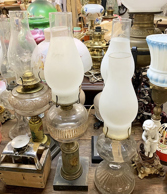 These aren't just oil lamps—they're storytellers that once illuminated family dinners and late-night reading sessions across America.