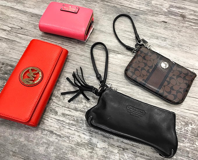 Designer wallets that still have plenty of life left in them, ready to hold your cash (which you'll have more of after shopping here).
