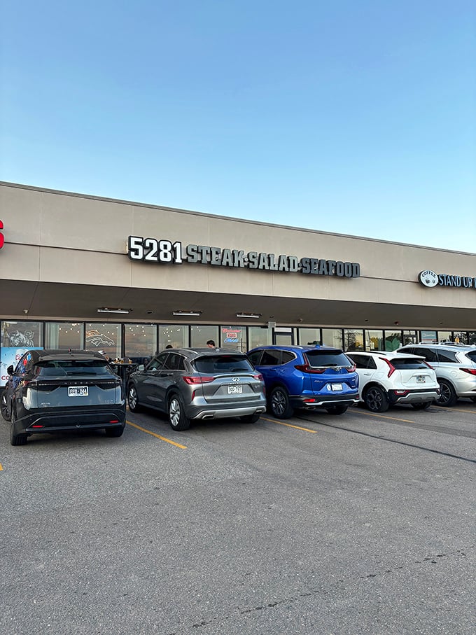 Strip mall location, five-star steaks – sometimes the best beef hides in the most unexpected places.