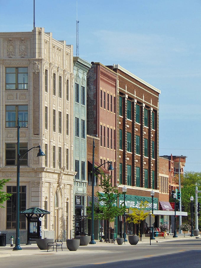 Urban architecture showcases a community that values both heritage and progress without the big-city price tags.