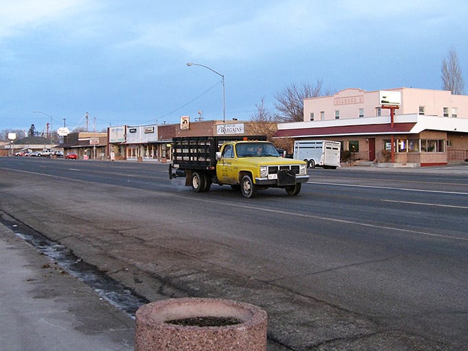Delta's main street proves you don't need fancy frills when you've got honest businesses serving a tight-knit farming community.