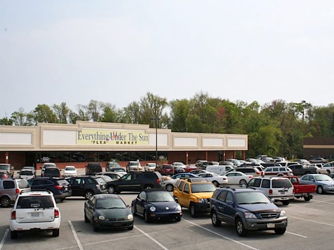 Everything Under The Sun Flea Market's outdoor section—where South Carolina sunshine turns ordinary shopping into a treasure hunt adventure.