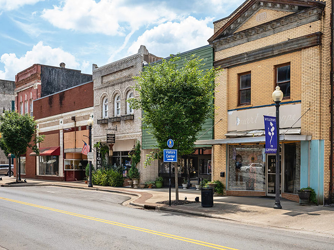 Main Street America at its finest – where coffee costs what it should and smiles come free.