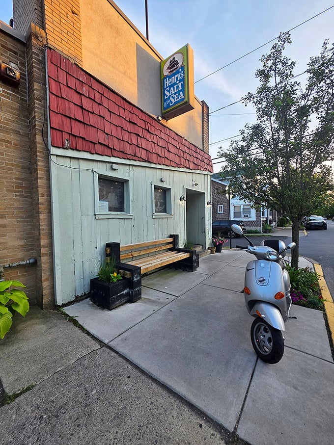 Henry's humble exterior whispers what the food shouts - sometimes the best treasures hide quietly.