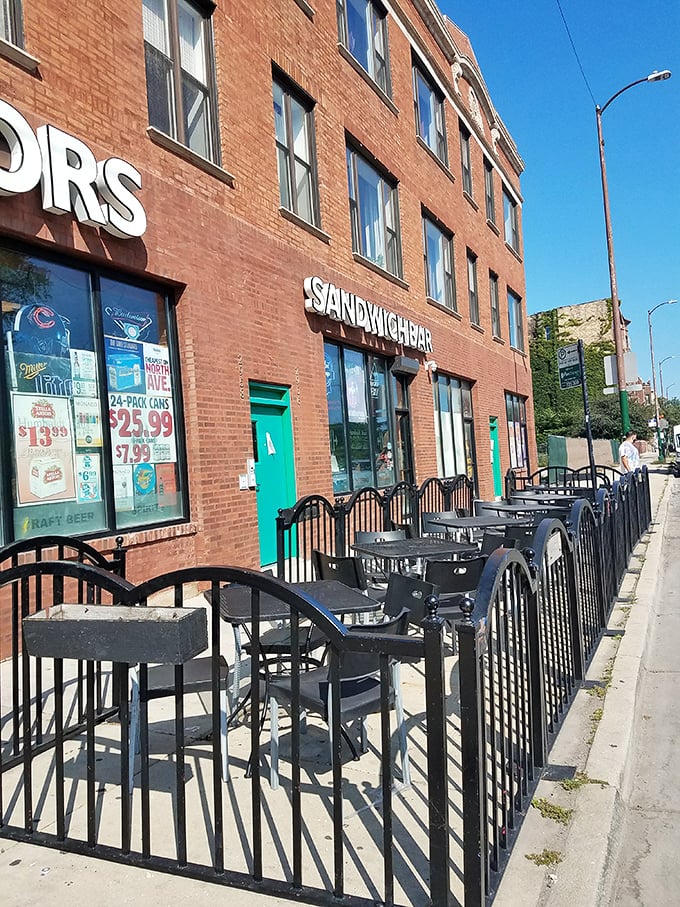 Sandwich simplicity at its finest. Humboldt Haus's brick facade and outdoor seating promise a neighborhood experience worth savoring.