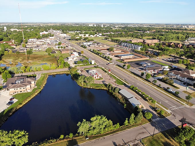 Marshall's downtown corridor stretches out like a red carpet for folks seeking affordable Midwest living magic.