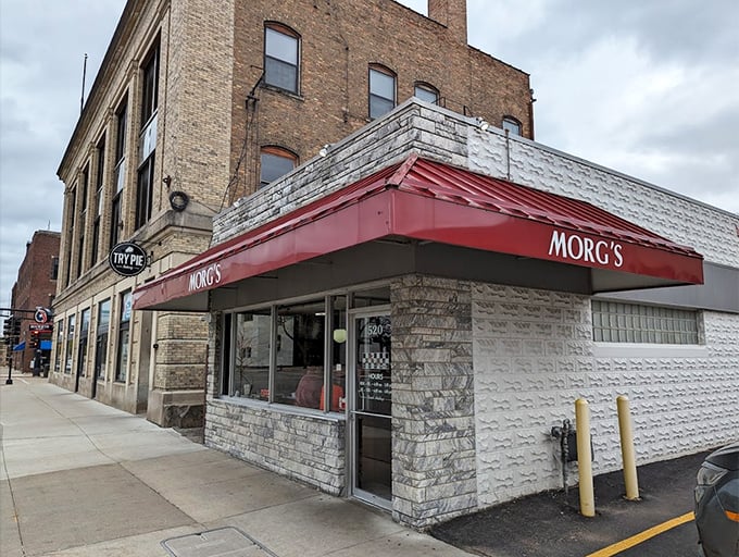 Red awning, stone walls, and decades of satisfied customers - Waterloo's breakfast institution speaks fluent comfort food.