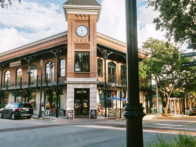Ocean Springs' downtown corner looks like someone painted a postcard and then decided to let you walk right into it.
