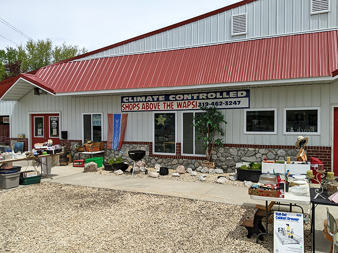 Climate controlled comfort meets treasure hunting adventure in this perfectly organized shopping paradise for vintage lovers.