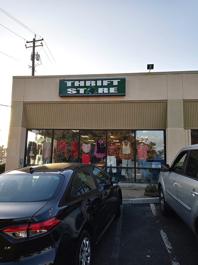 Thrift City lives up to its name with a storefront that promises urban-sized selection.