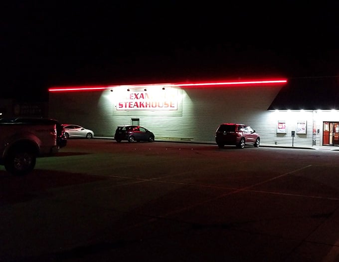 The Alamo's rustic charm promises big Texas-sized flavors in the heart of Illinois prairie.