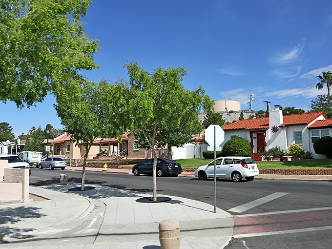 Those desert mountains stand guard over Boulder City like nature's own security system, keeping the peace since 1931.