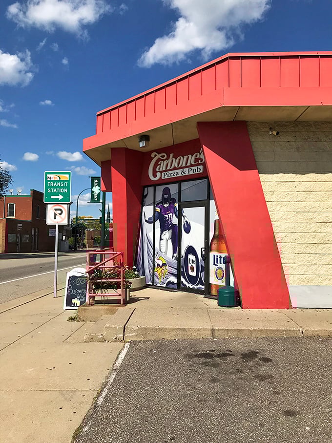 Where sports fans and pizza lovers find common ground – usually with a slice in one hand and a cold beverage in the other.