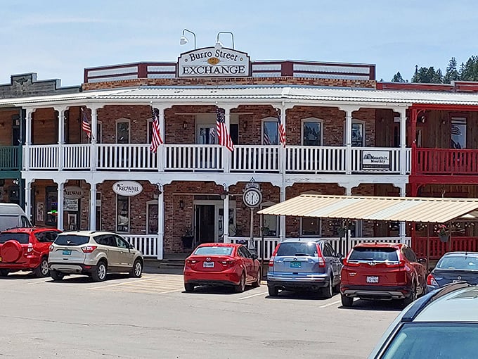 Shopping in Cloudcroft means browsing at 9,000 feet, where the air is thin but the charm is thick enough to cut with a knife.