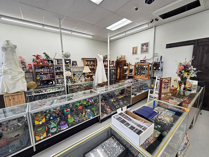 From wedding dresses to action figures, this indoor wonderland proves one person's past is another's perfect find.
