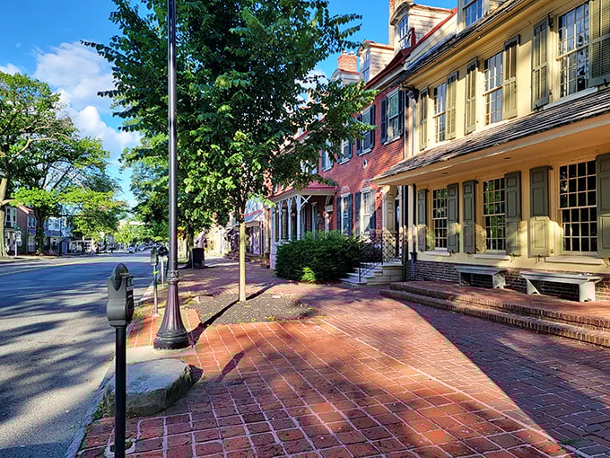 Classic American architecture lines Haddonfield's residential streets, where every home tells a story and every corner reveals another beautiful view.