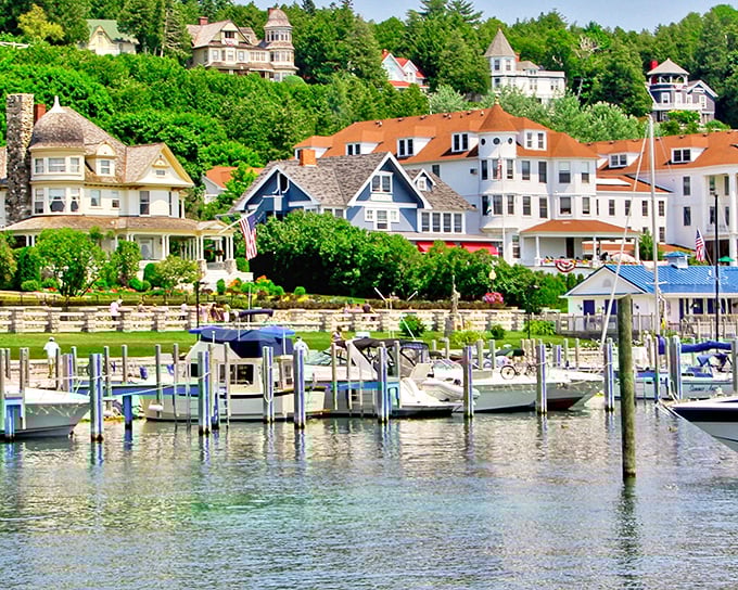 Victorian elegance meets modern comfort in this marina community where boat slips cost more than some cars, but the sunsets come absolutely free.