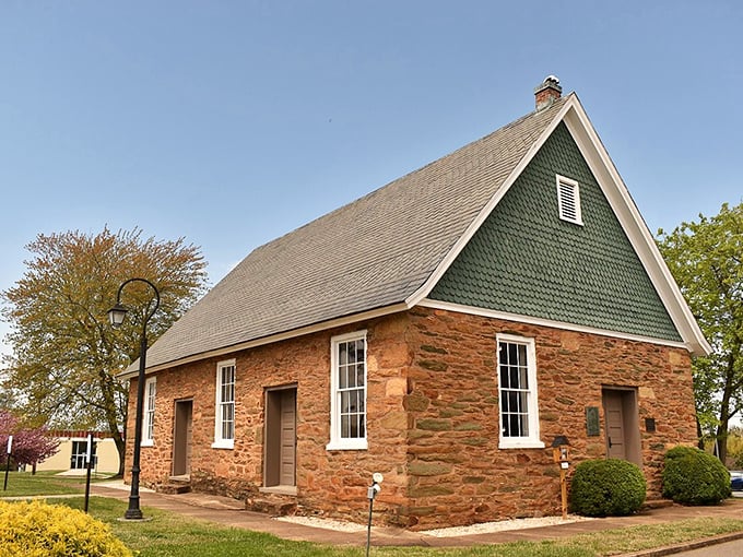 This charming brick building represents the simple elegance that defines Virginia's historic architecture.