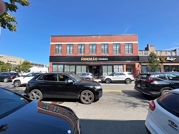 This isn't just a restaurant—it's a brick-and-mortar love letter to carnivores disguised as a building in Malden.