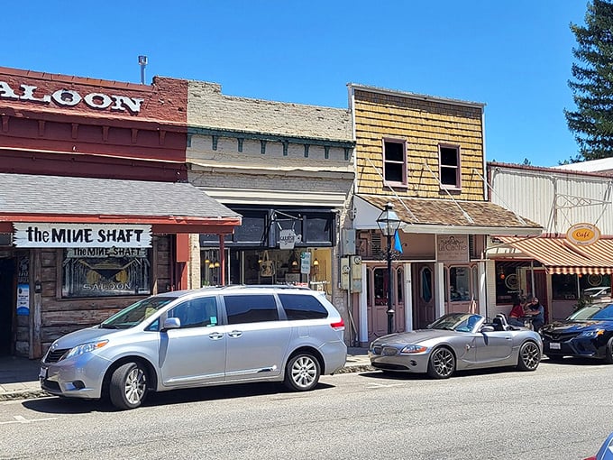 The warm glow of Nevada City's storefronts invites you to wander in and discover treasures both old and new.