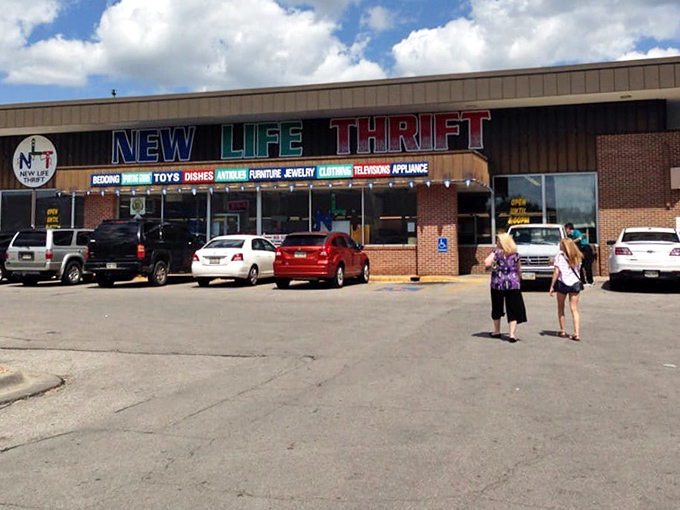 Vintage charm meets modern bargains at New Life Thrift—where shoppers discover unexpected gems daily.