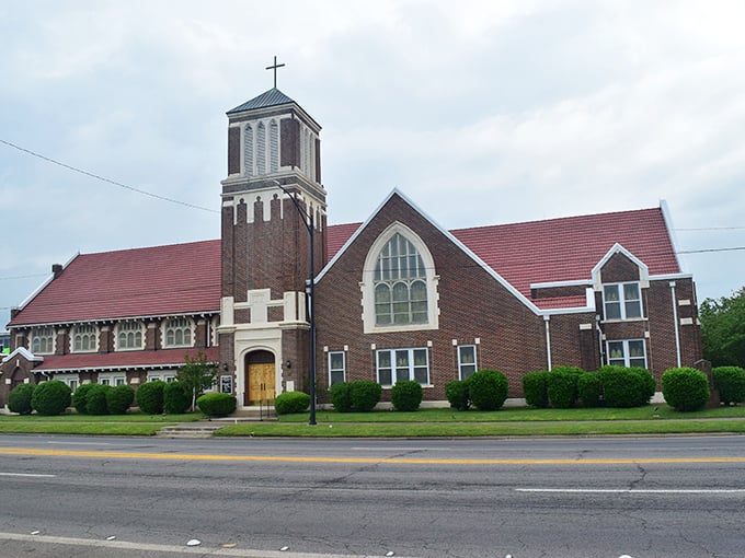 Russellville's historic churches stand tall while local businesses keep prices down to earth – a heavenly combination.