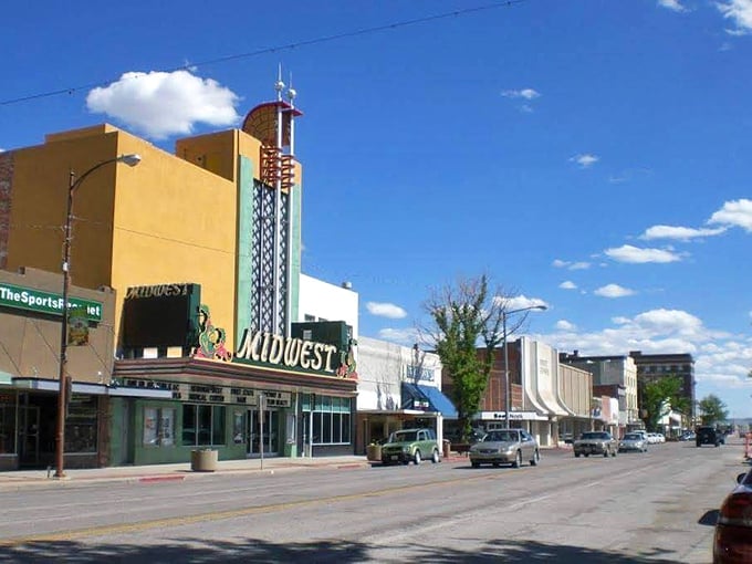 That distinctive tower rises above downtown buildings like a friendly lighthouse guiding visitors to small-town treasures.