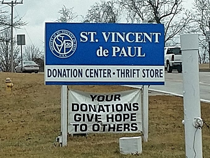 "Your donations give hope to others"—St. Vincent de Paul's mission statement says everything about this special place.