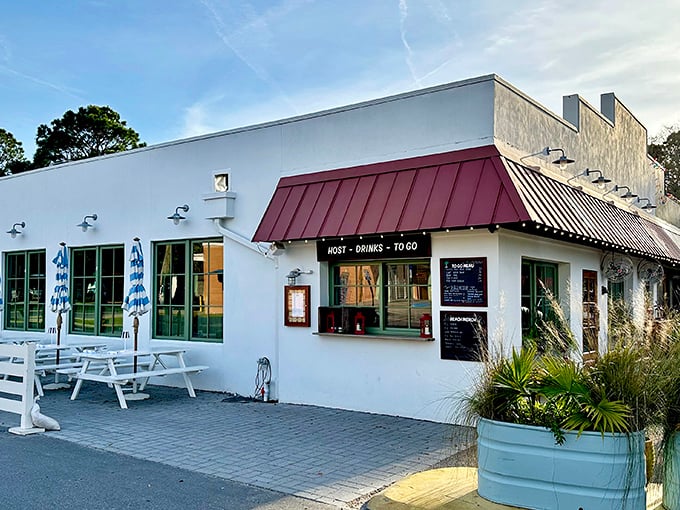 Clean lines and beachy vibes create the perfect backdrop for post-surf fuel and sunset cocktails.